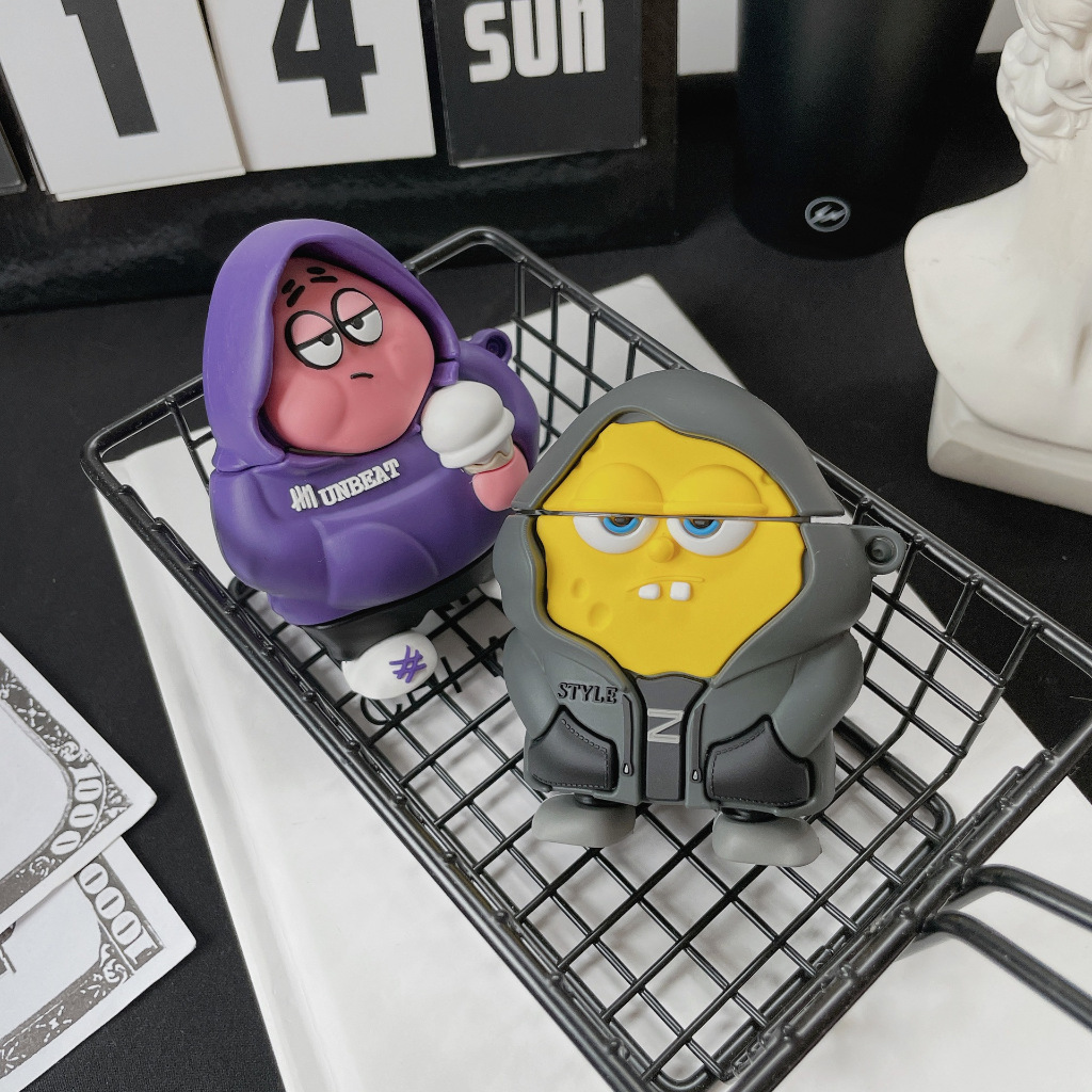 Jual Spongebob Patrick Hoodie Hypebeast - Casing AirPods Lucu Gen 1 2 ...