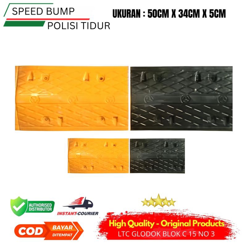 Jual Jual Speed Bump Rubber 50X Hitam Kuning - Polisi Tidur Karet Plus ...