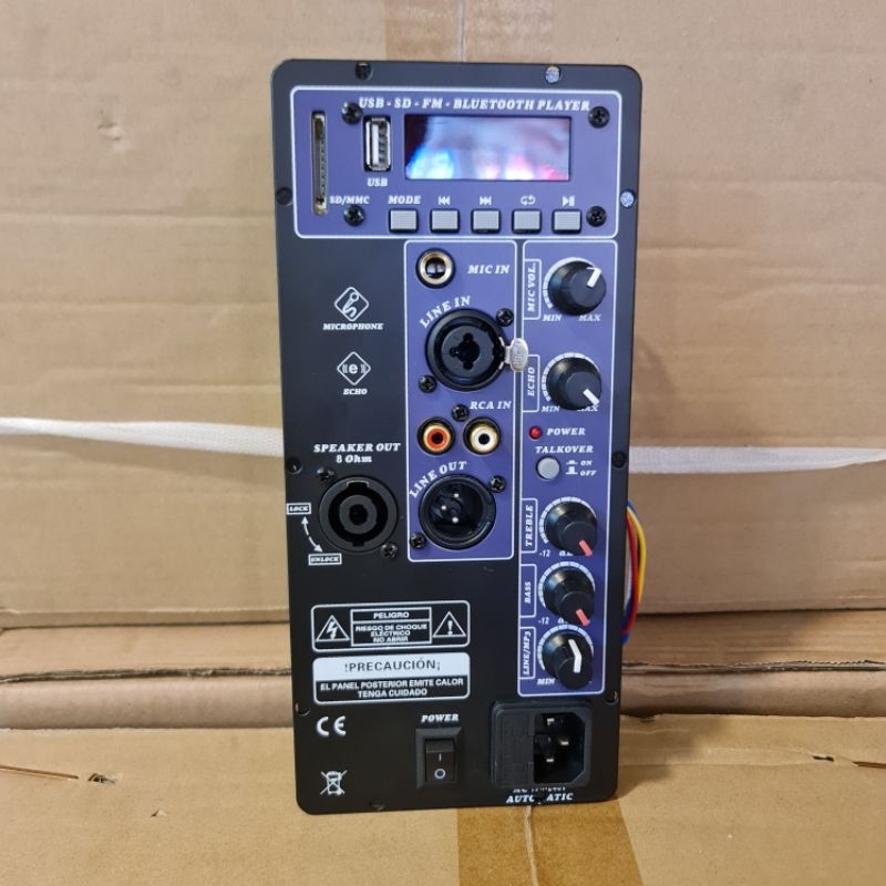 Jual Power kit Speaker Active Class D 8D+USB Fitur Lengkap usb sd ...