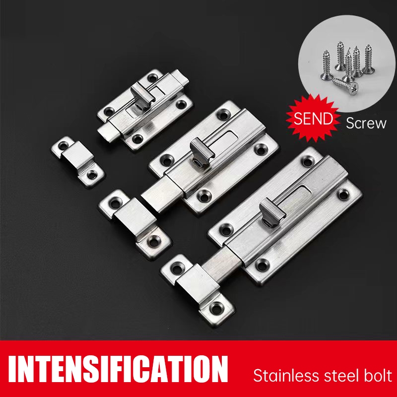 Jual Selot Pintu Stainless 2/3/4 Inci / Grendel pintu stainless/ Slot ...