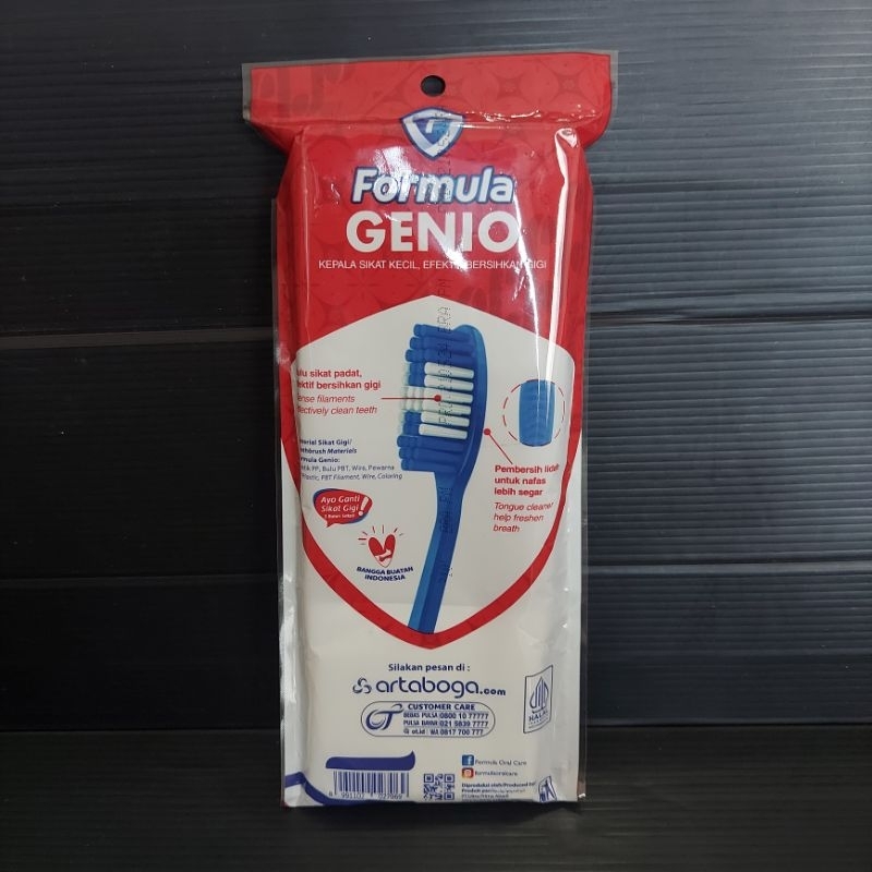 Jual Sikat Gigi Formula Genio Soft Pack Isi 3 Sikat Gigi | Shopee Indonesia