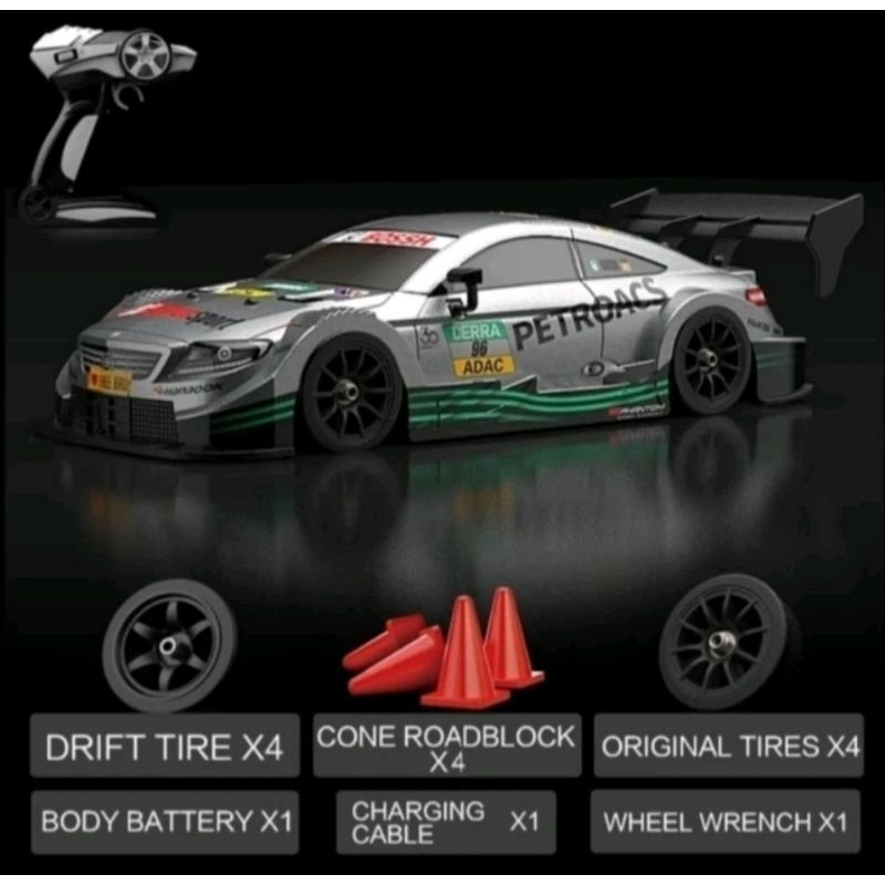 Jual Mobil Rc Drift Nissan GTR 4Wd Trueno AE86 Initial D 2,4Ghz Skala 1 ...