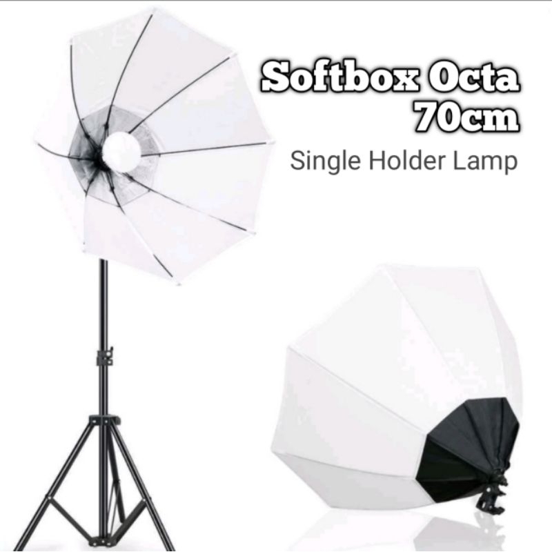 Jual Softbox Octagon 70 cm Single Holder Continuous Studio | Shopee ...