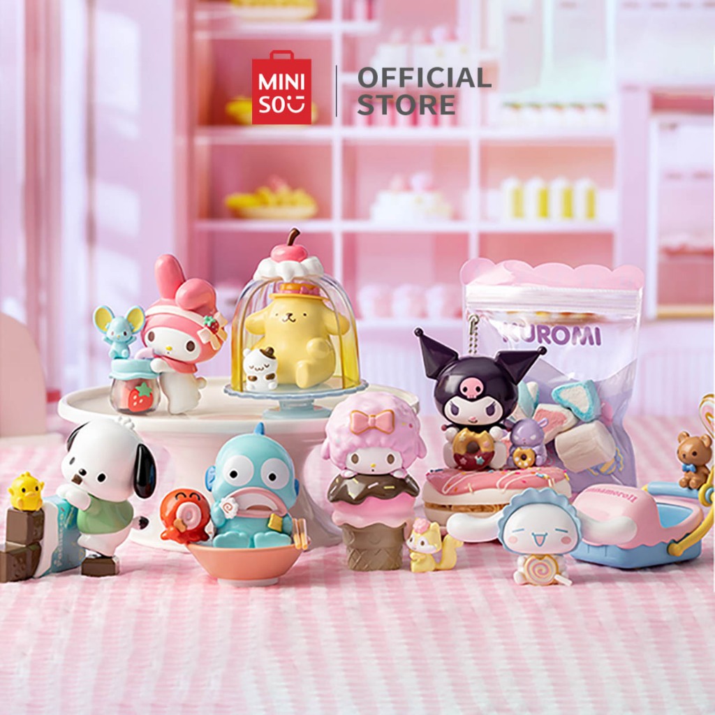 Jual Miniso x Sanrio Blind Box Food Fun Collection Surprise Box Murah ...