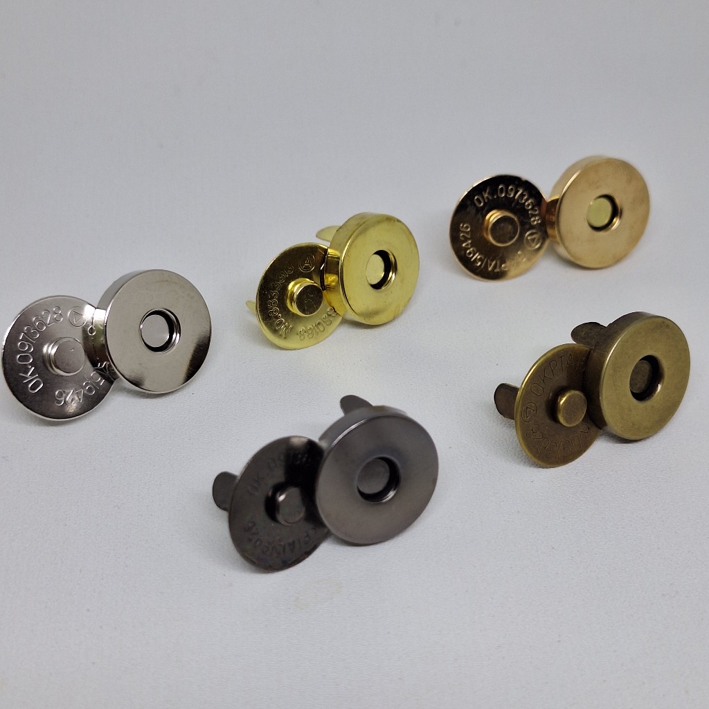 Jual Kancing Magnet Tas / Dompet Ukuran 14 mm dan 18 mm (satuan ...