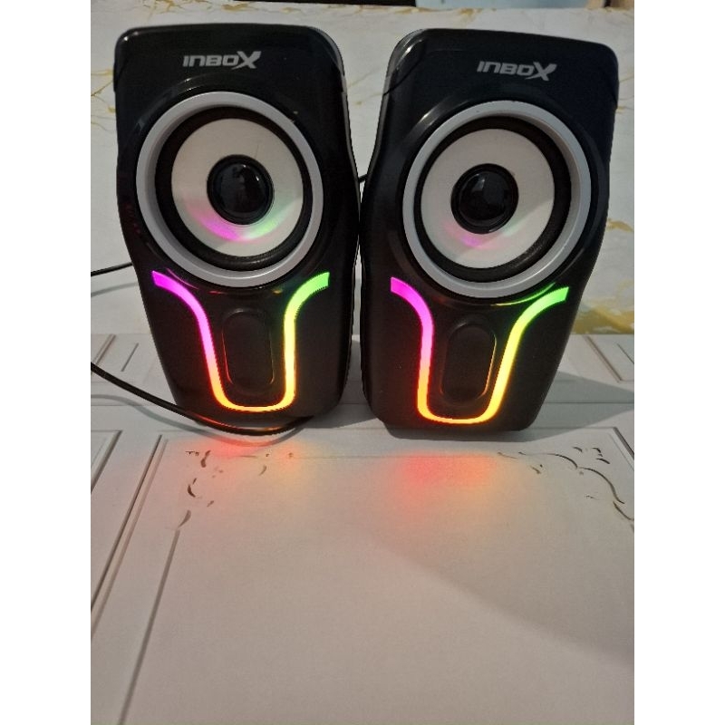 Jual Speaker Laptop Pc Bass Speaker inbox Gs05 GS-05 RGB Gaming Bass ...