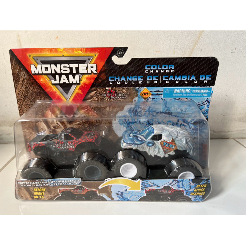 Jual MONSTER JAM Color Change Northern Nightmare Yeti limited edition ...