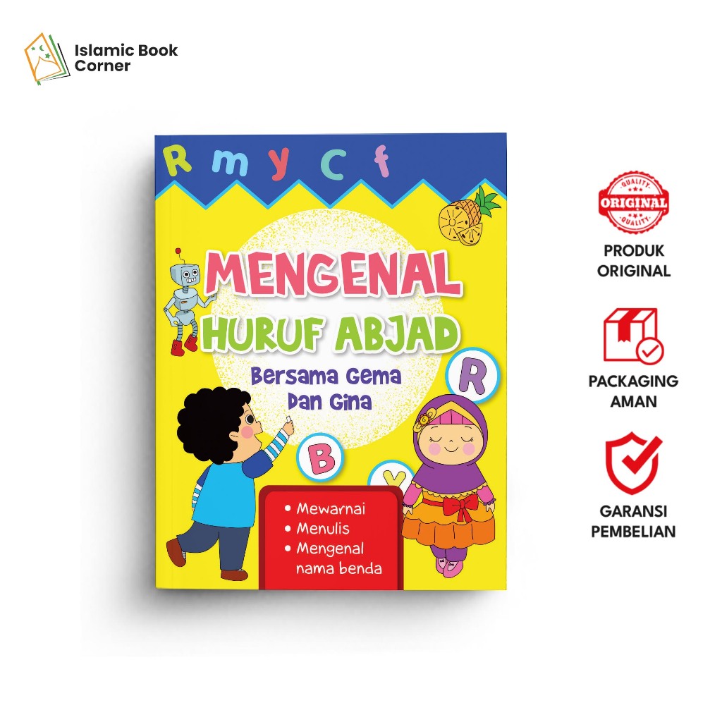 Jual Islamic Book Corner - Buku Anak - Mengenal Huruf Abjad | Shopee ...