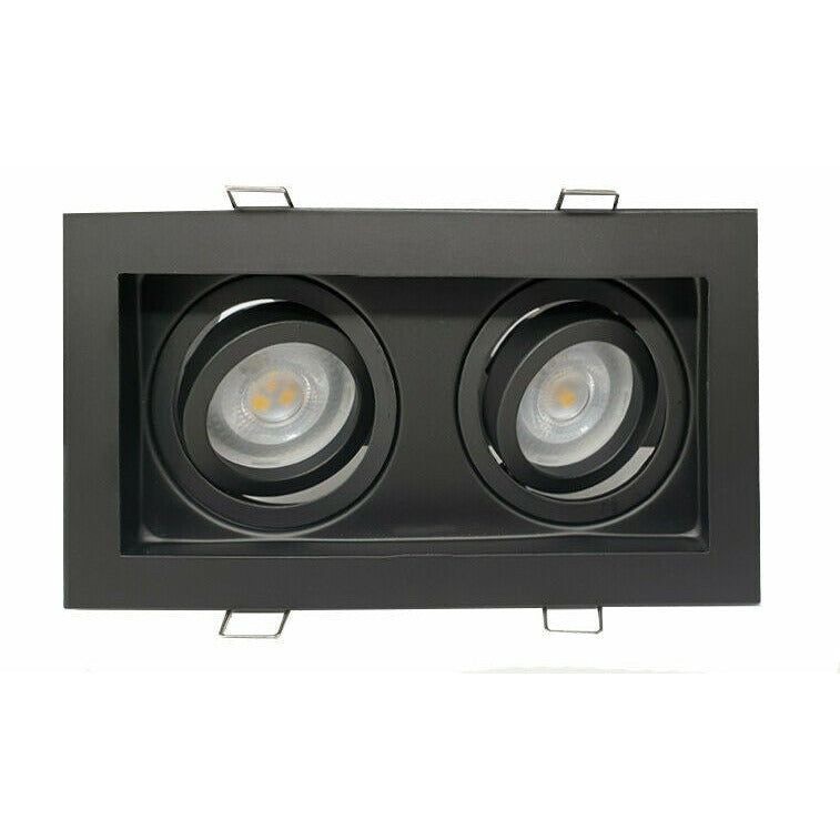 Jual Rumah Lampu Downlight Halogen Double Fitting MR16 LED 7w 7 watt ...