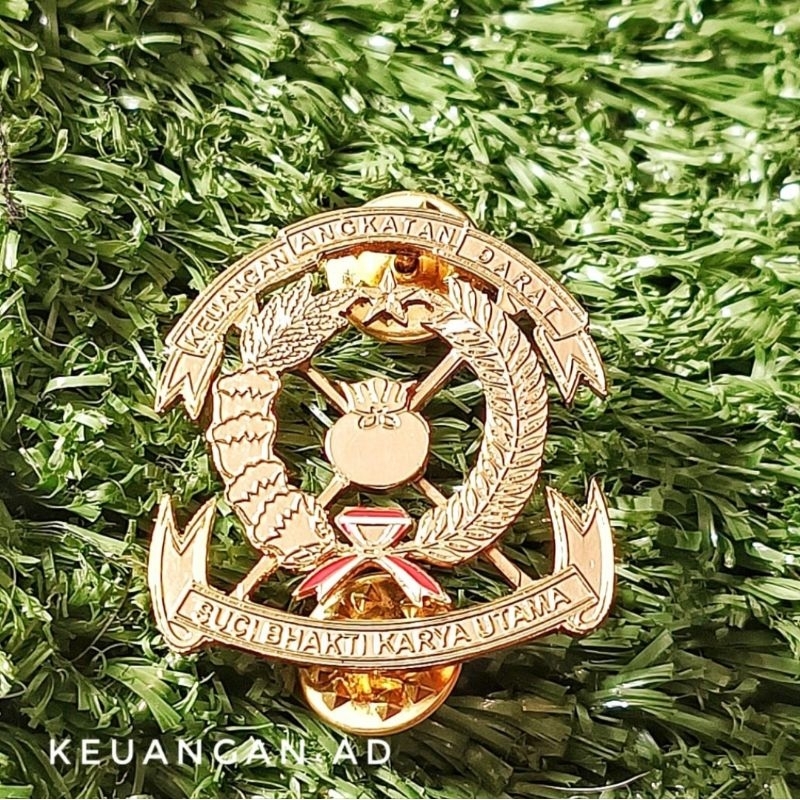 Jual Brivet Brevet Wing Keuangan TNI AD 100 % Kuningan | Shopee Indonesia
