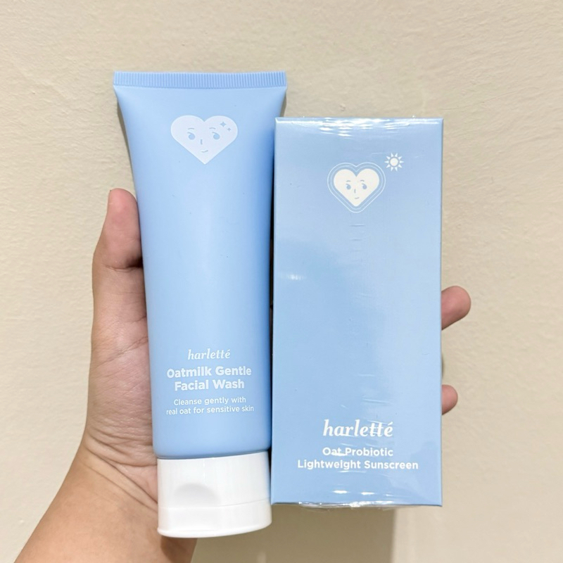 Jual [READY STOCK] Harlette Oat Probiotic Lightweight Sunscreen SPF 50 ...