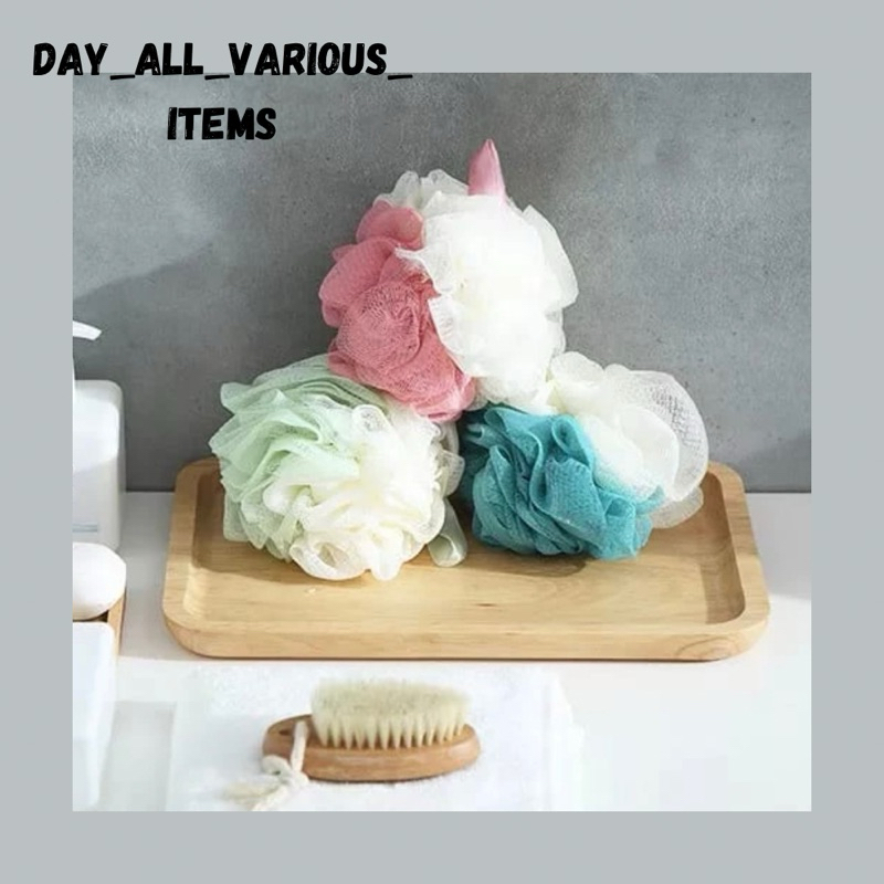 Jual Shower Puff Spons Mandi Besar Pengangkat Daki Sponge Busa Bagus ...