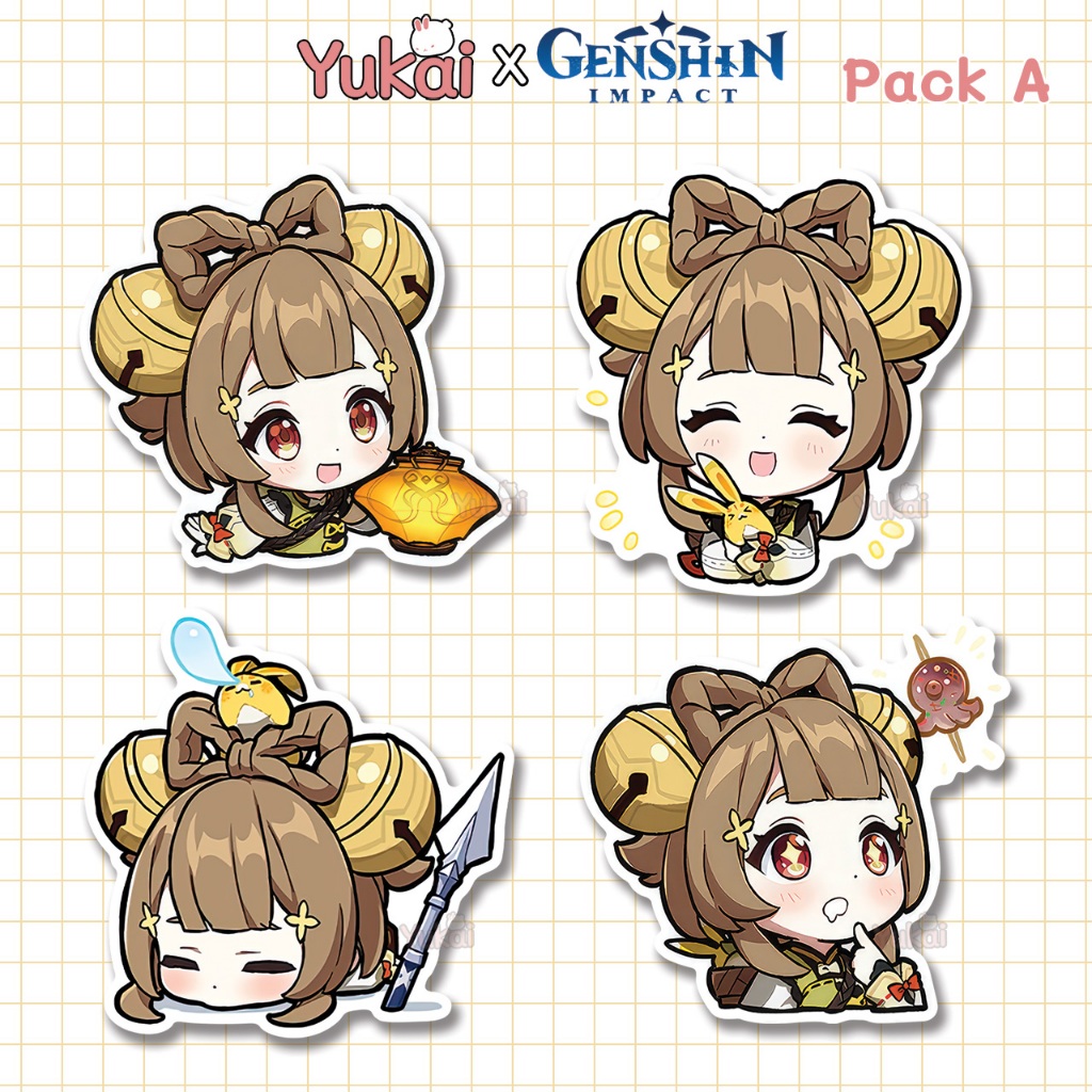 Jual Stiker Pack Yaoyao Genshin Impact Premium, Sticker Anime ...