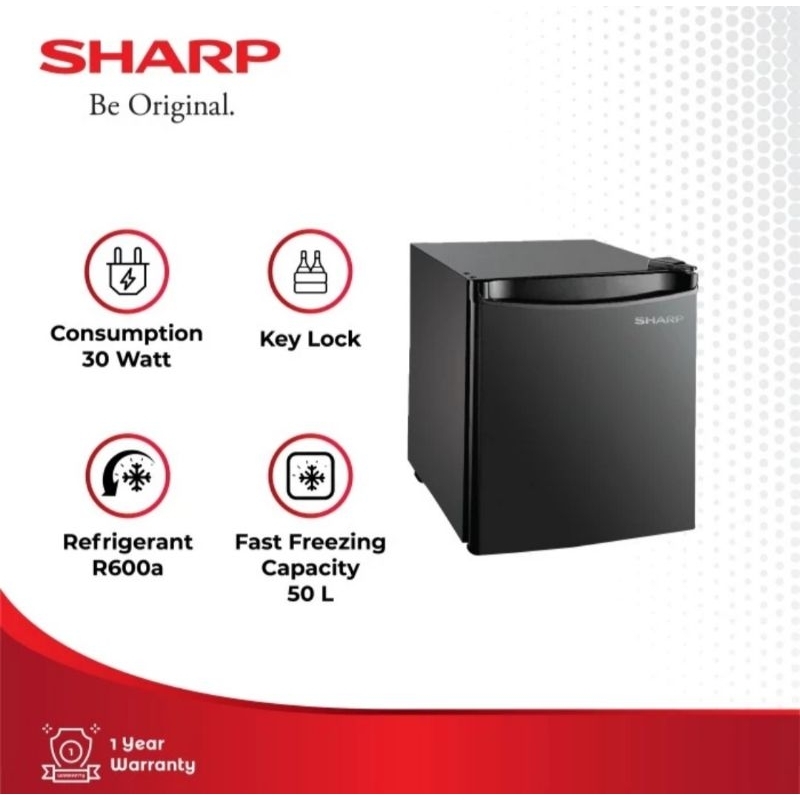 Jual SHARP SJ 50MB XW XB Kulkas Portable Mini Bar 50 Liter SJ50MB ...