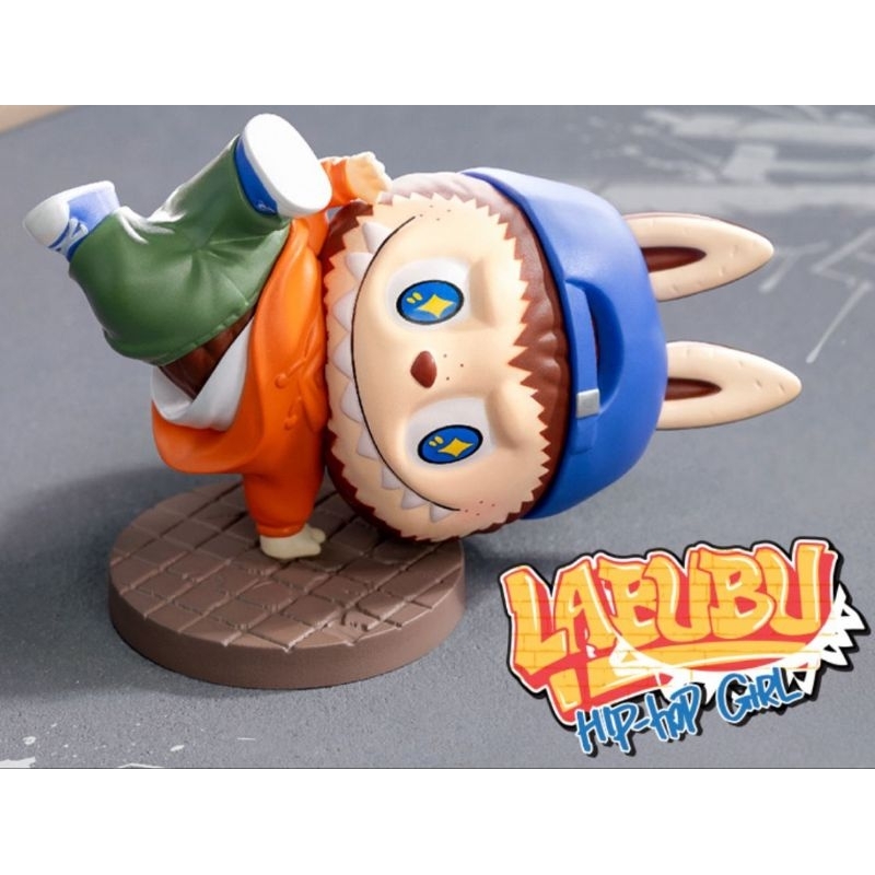 Jual POP MART Labubu Hip Hop Girl The Monsters How2work Action Figure ...