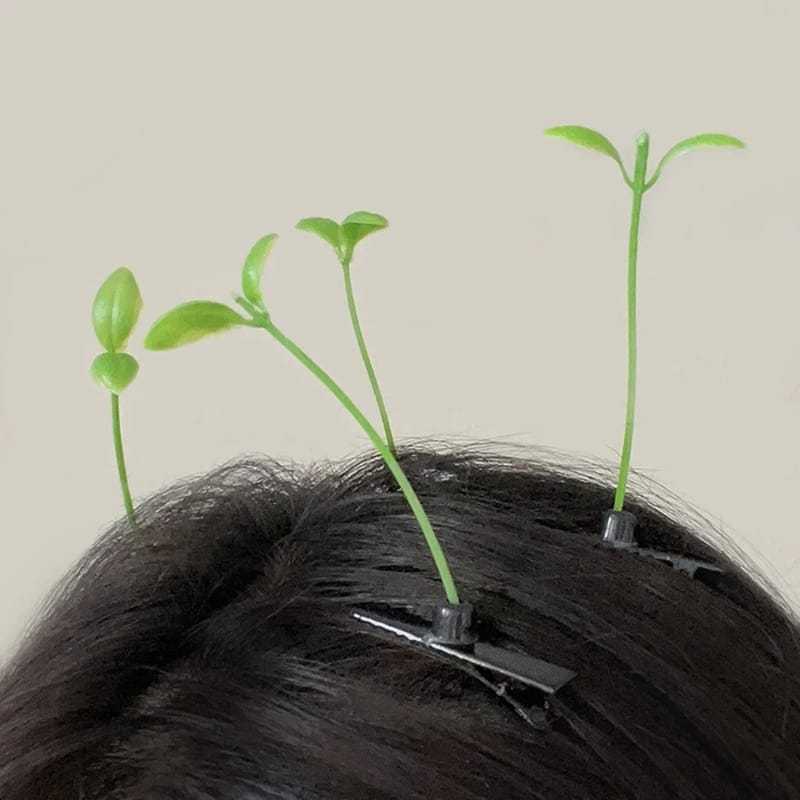 Jual HAIRPIN SEPUCUK TUNAS DAUN TAUGE SPORUT HICK JEPIT RAMBUT KOREA ...