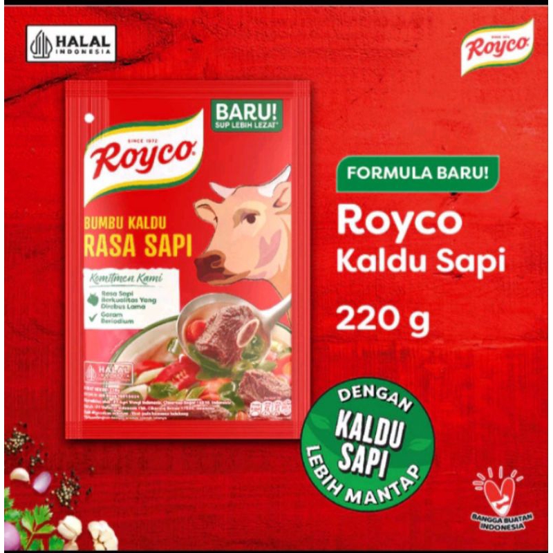 Jual royco sapi dan ayam 220g | Shopee Indonesia