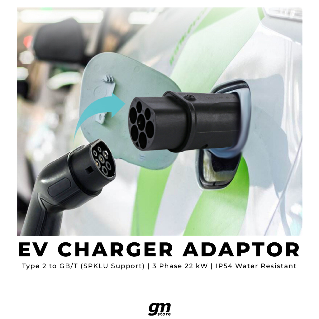 Jual SPKLU EV Car Charging Adaptor Konverter Type 2 to GB/T - IP54 ...