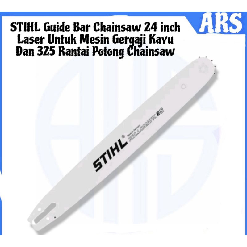 Jual STIHL Guide Bar Chainsaw 24 inch 20 inch 22 inchi Laser Untuk Mesin Gergaji Kayu | Shopee ...