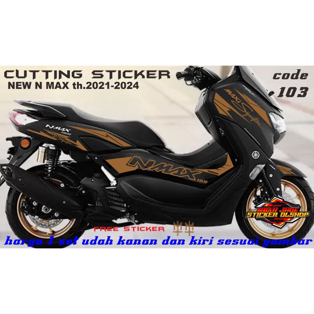 Jual STICKER NEW N MAX CUSTOM | Shopee Indonesia