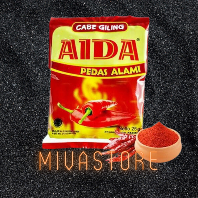 Jual Cabe Aida 25gr - Cabe Bubuk Aida Lezat | Shopee Indonesia