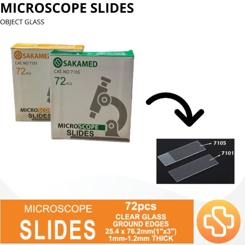Jual Object Glass 7101 Sakamed / Microscope Slides 7101 | Shopee Indonesia
