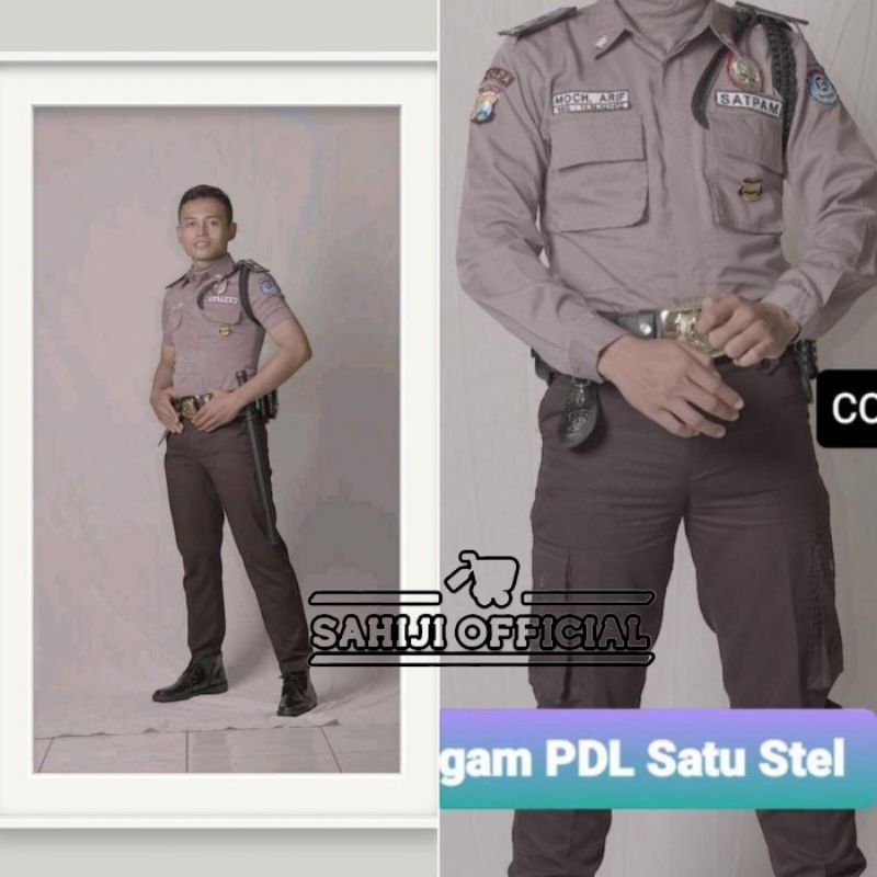 Jual Satu Setel Seragam PDL Satpam Security Terbaru Adem Nyaman Dipakai ...