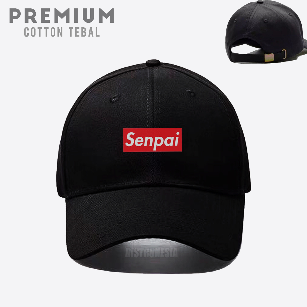 Jual Topi Senpai Wibu Anime Premium Cotton | Shopee Indonesia