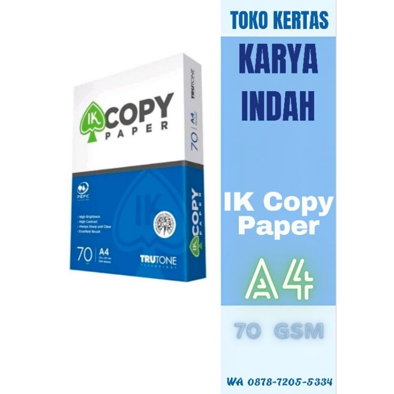 Jual IK Copy Paper 70GSM A4/F4 | Shopee Indonesia