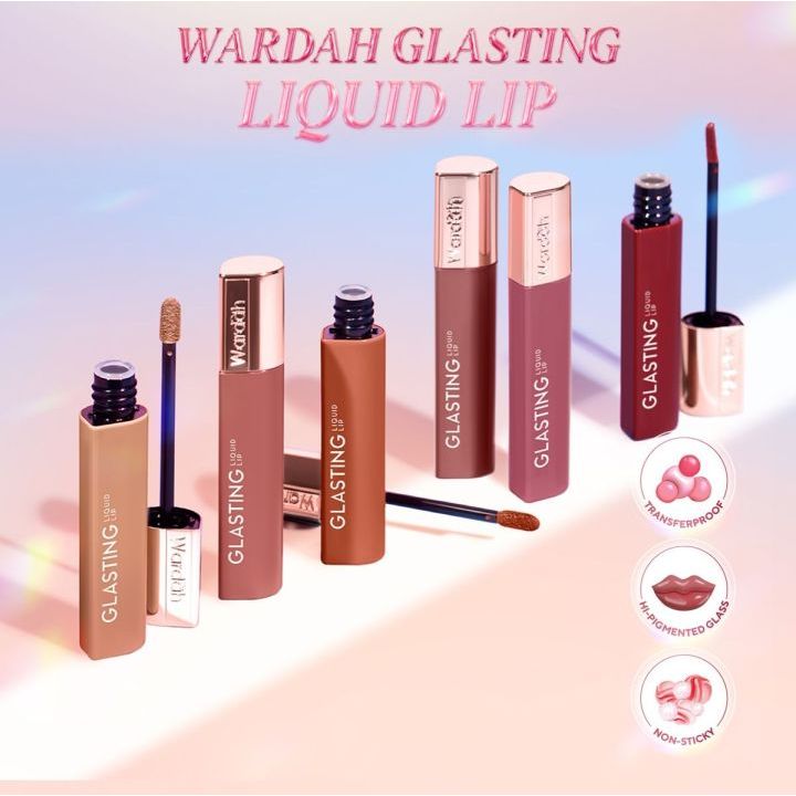Jual Wardah Glasting Liquid Lip 3.5 gr | Shopee Indonesia
