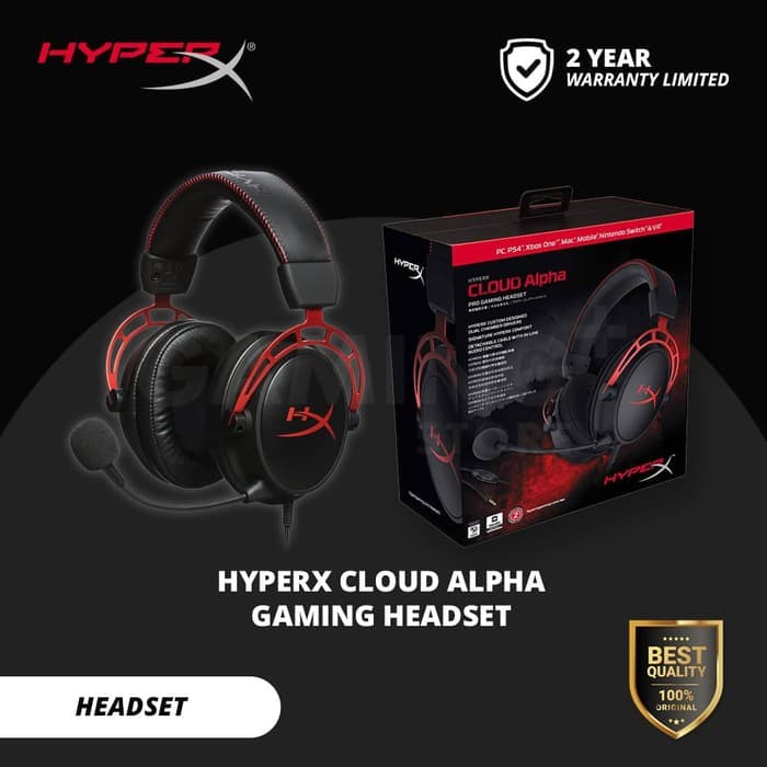 Jual Headset HyperX Cloud Alpha Gaming | Shopee Indonesia