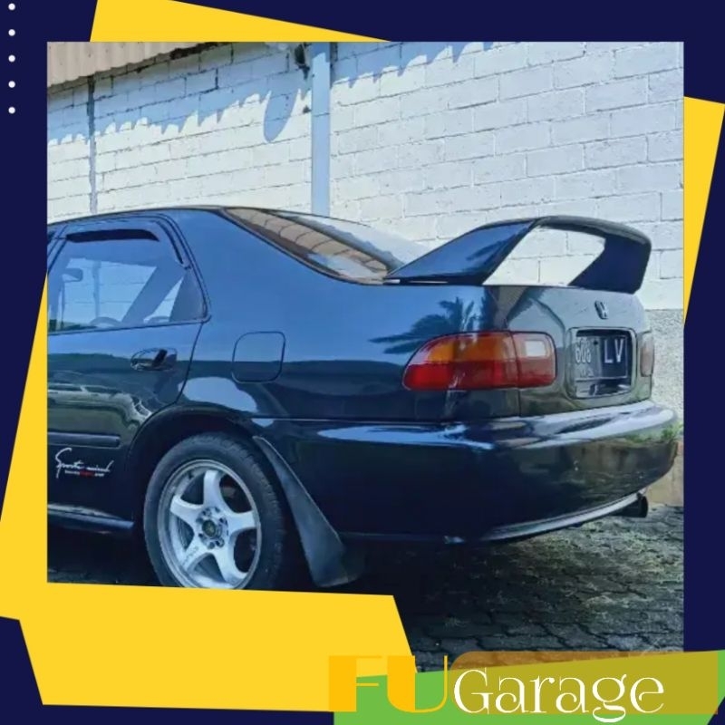 Jual Spoiler Genio Model DC2 Universal Untuk semua type Sedan | Shopee ...