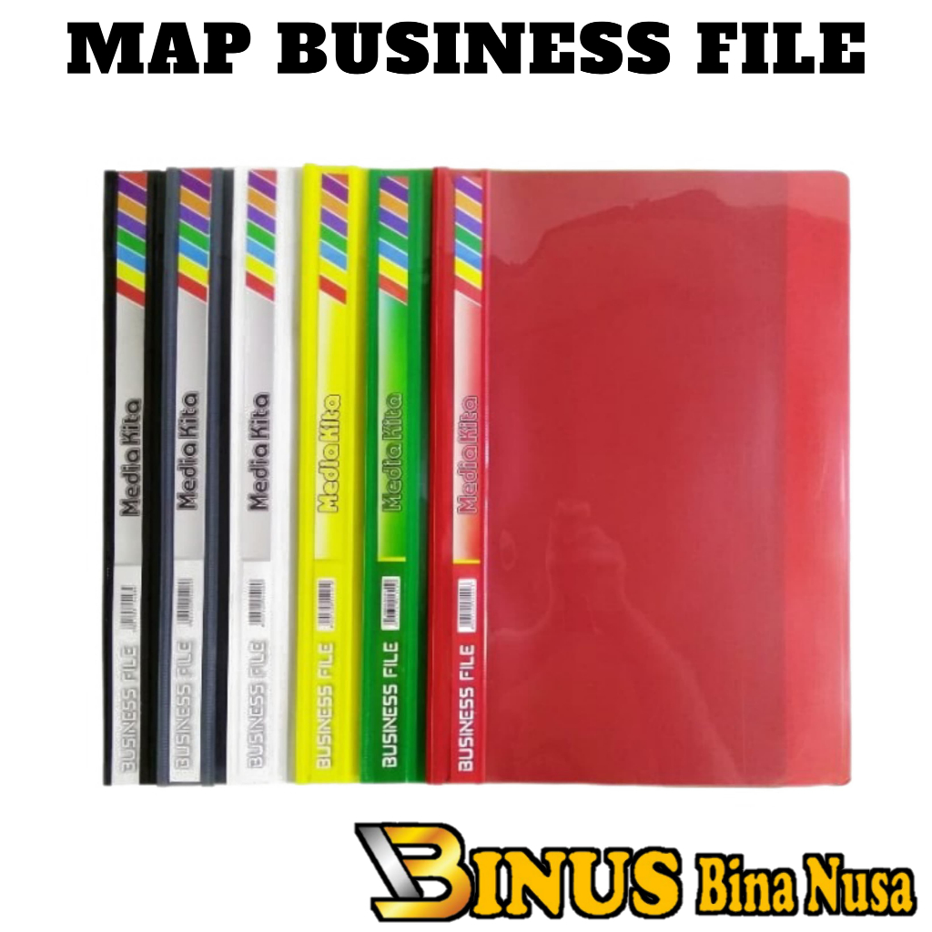 Jual Map Snel / Map Business File / Map plastik F4 Polos 4 warna ...