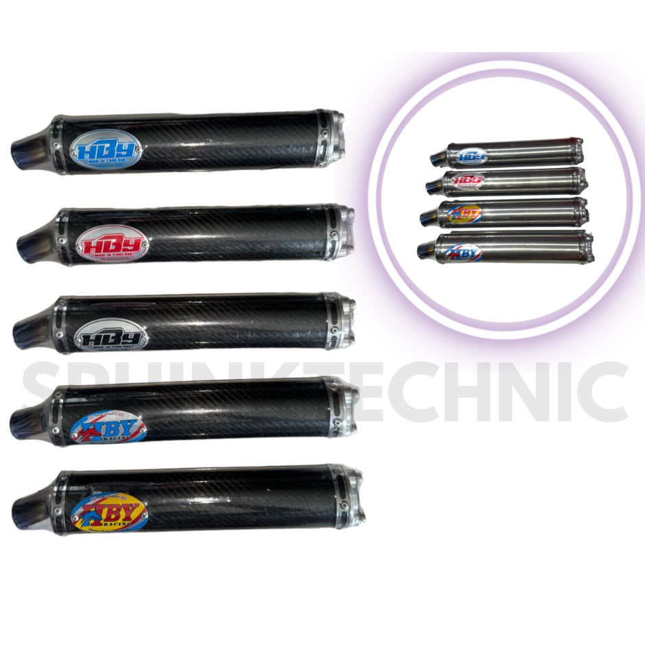 Jual Silincer Knalpot Ninja R RR HBY Carbon Titanium Original Thailand ...