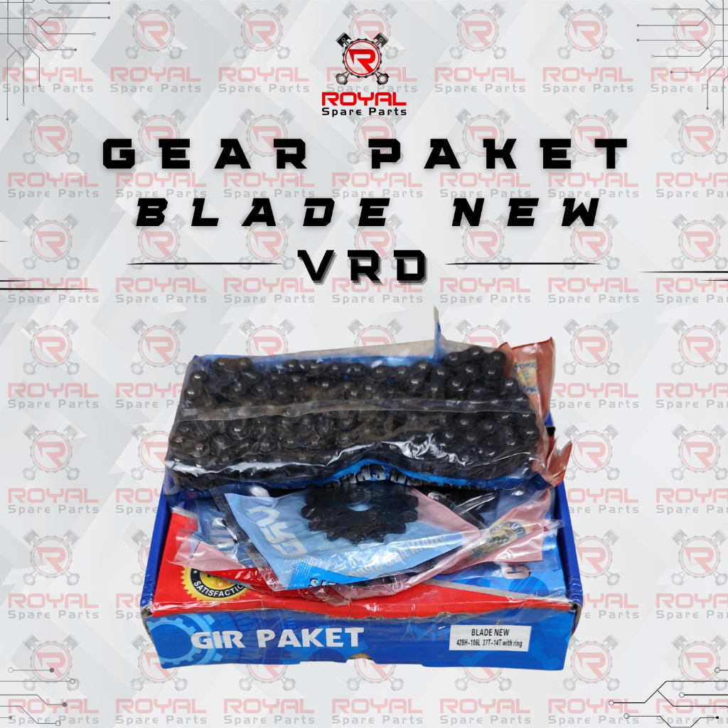 Jual GEAR SET BLADE NEW GIR SET PAKET BLADE NEW 37T ORIGINAL VRD ...