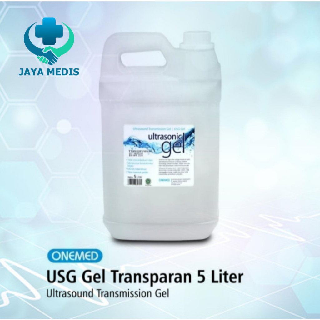 Jual Ultrasound gel transparan gel usg onemed 5 liter Ultrasonic gel ...