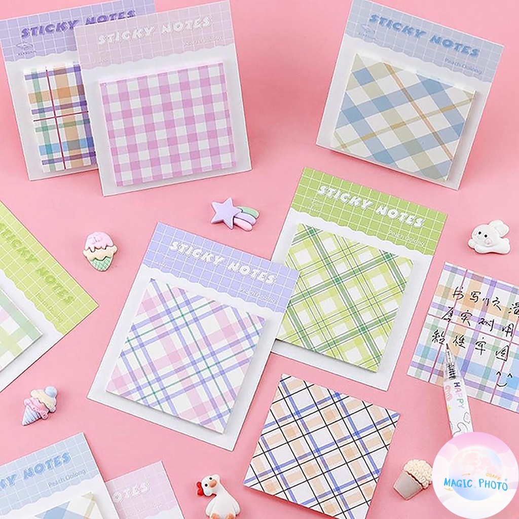 Jual Sticky notes simple style pattern Note Memo kotak Catatan Tempel ...