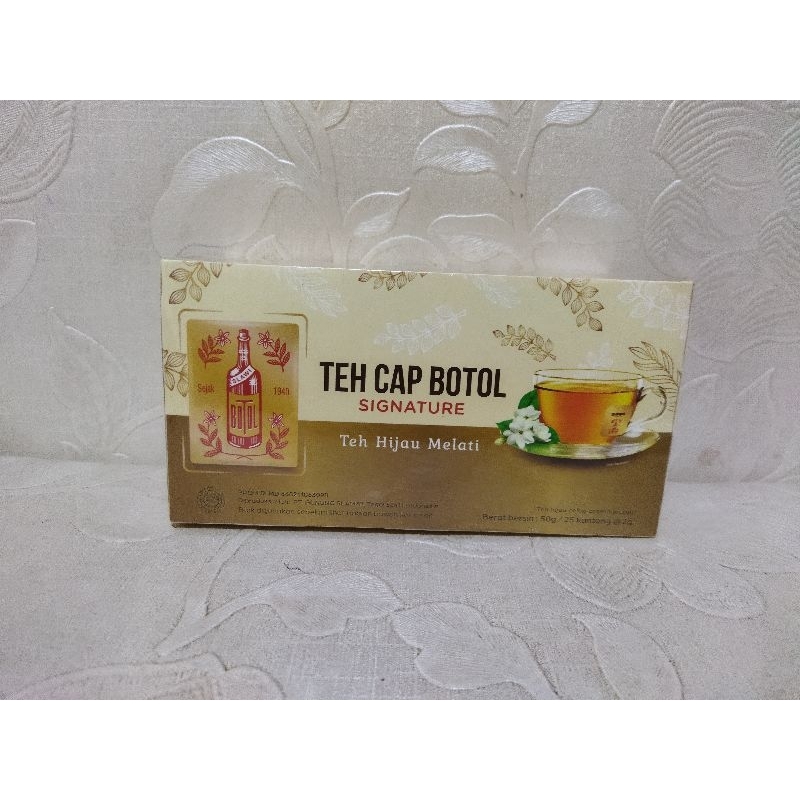 Jual TEH CAP BOTOL SIGNATURE ISI 25 KANTONG / TEH CELUP CAP BOTOL ...