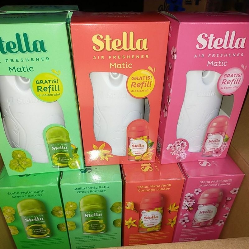 Jual Stella Air Freshener Matic Device + Refill Matic 225/160ml ...