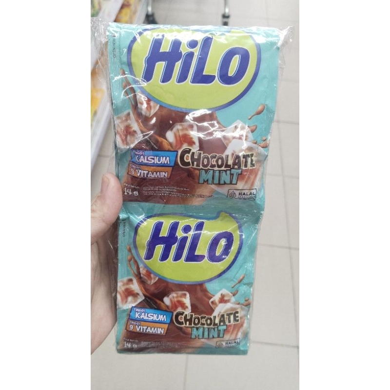 Jual HiLo Susu Tinggi Kalsium Pack 10 Sachet - Chocolate - Chocolate ...