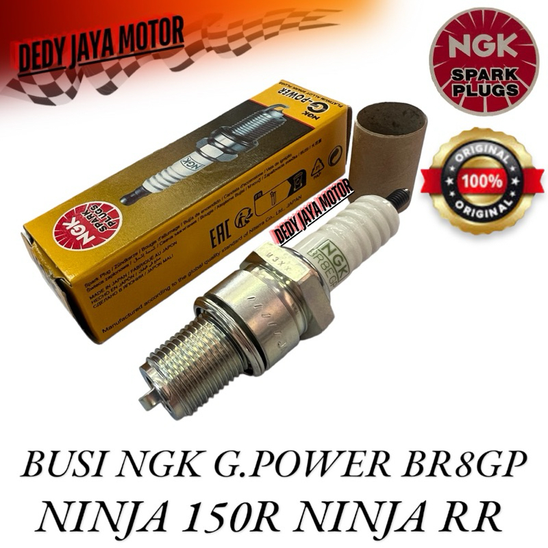 Jual BUSI RACING NGK G-POWER NINJA R/RR SATRIA 2TAK PLATINUM ALLOY ...