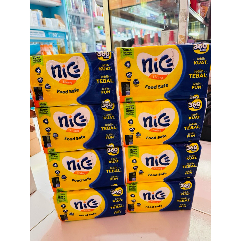 Jual Tisu Wajah merek Nice 360 Helai 8 Pcs | Shopee Indonesia
