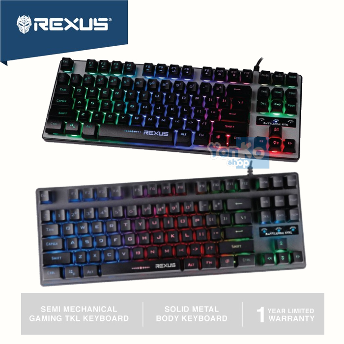 Jual Rexus Keyboard Gaming Battlefire RX-K9TKL K9TKL RX K9 TKL Fortress ...