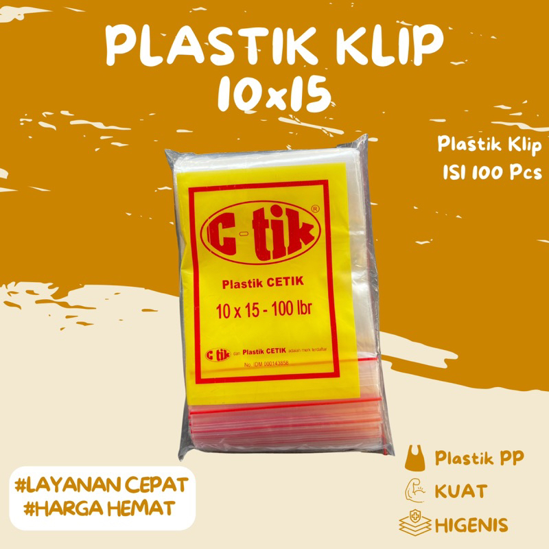 Jual Plastik Klip Cetik Ctik 10x15 | Shopee Indonesia