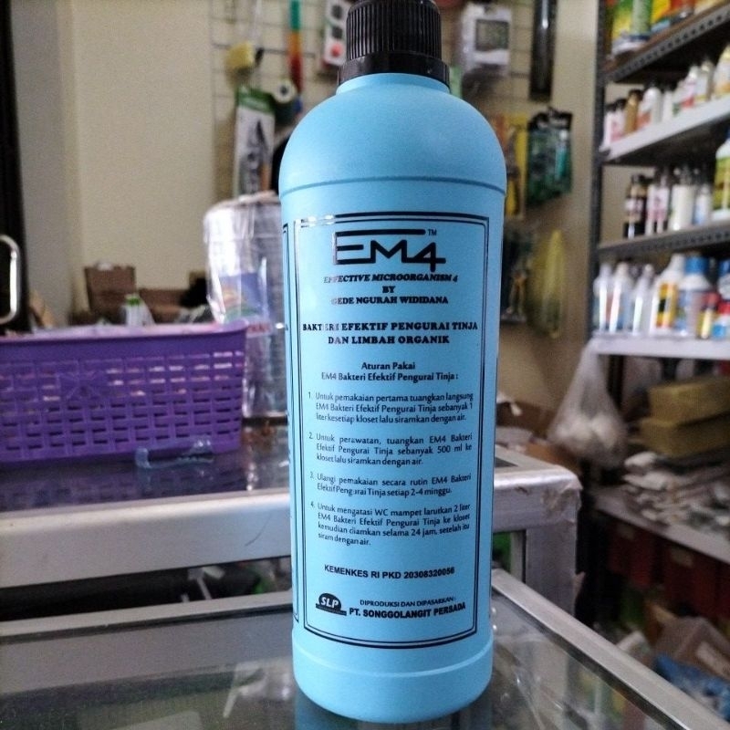 Jual EM 4 EM4 untuk pengolahan Limbah dan Toilet 1 liter | Shopee Indonesia