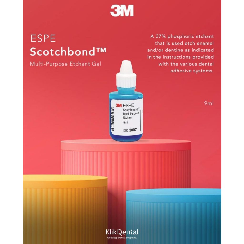 Jual KLIK DENTAL 3M ESPE Scotchbond 9ml - Etching Cair | Shopee Indonesia