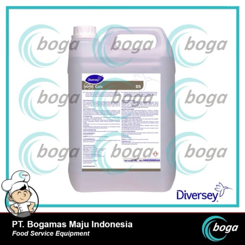 Jual Diversey SUMA CALC D5 - (Pembersih Kerak) KEMASAN 1 DUS 5 + 5 ...