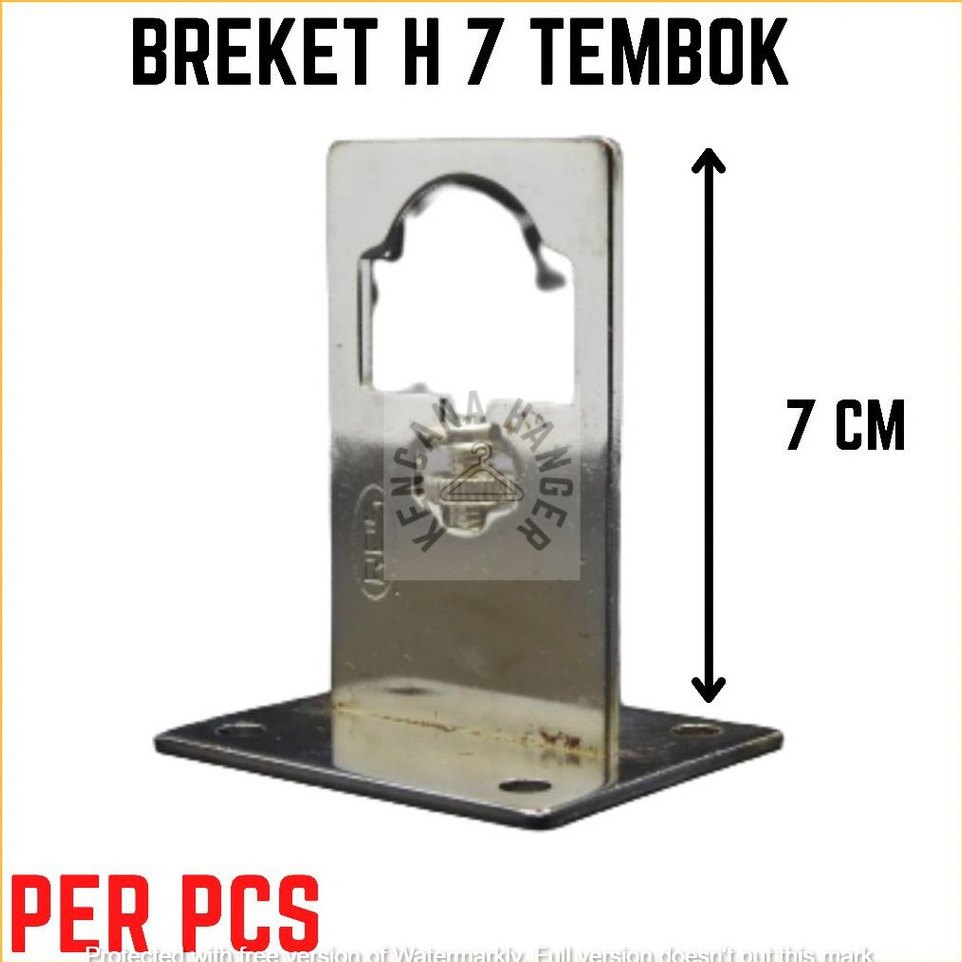 Jual Daun Bracket Tembok Multifungsi H7 Pipa Kotak dan Bulat | Braket ...