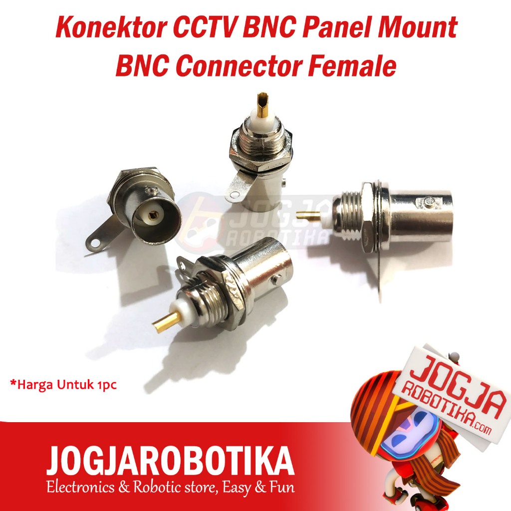 Jual Konektor CCTV BNC Panel Mount BNC Connector Female | Shopee Indonesia
