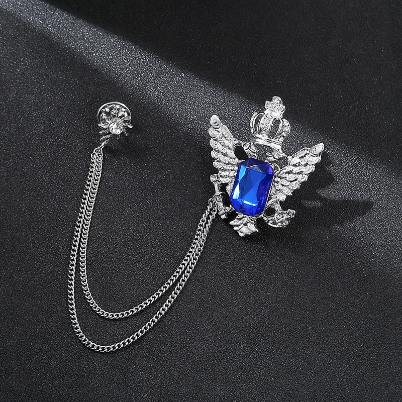 Jual KIAMA - Lapel Pin Bros Jas Wedding Vintage Crown - Aksesoris Pin ...